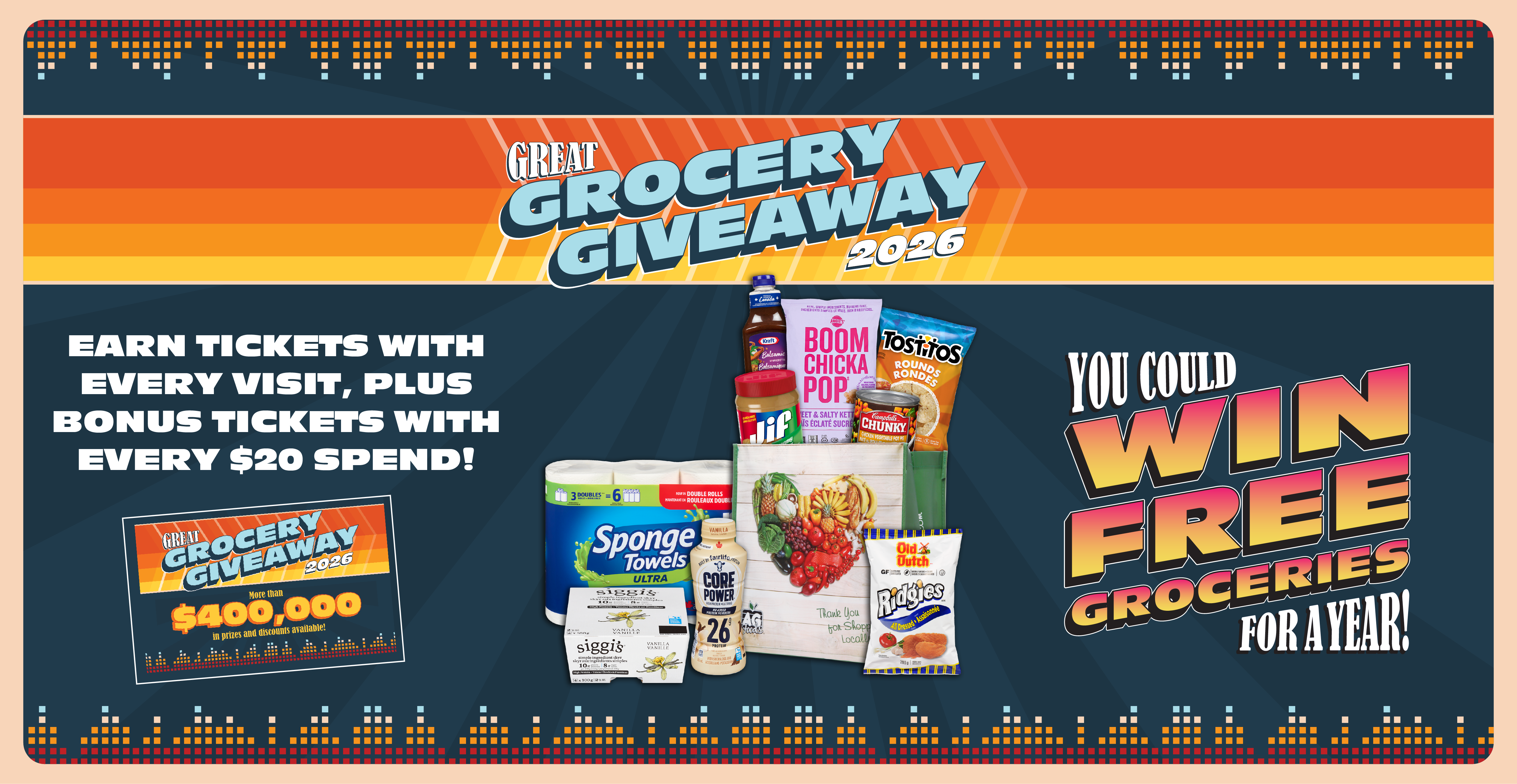 Prizes and Winners - AG Foods Grocery Giveaway